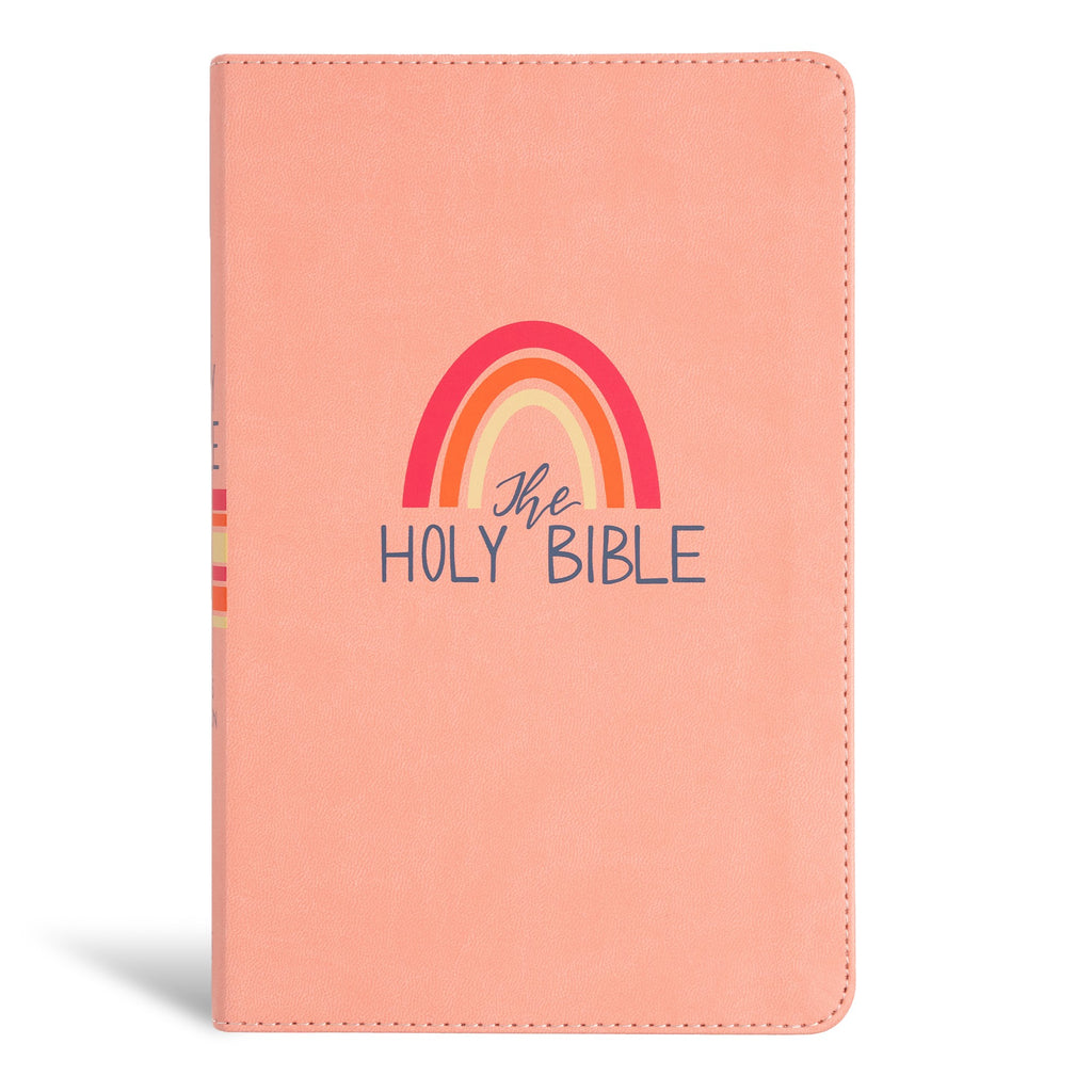 KJV Kids Bible-Peach LeatherTouch – God's Outlet