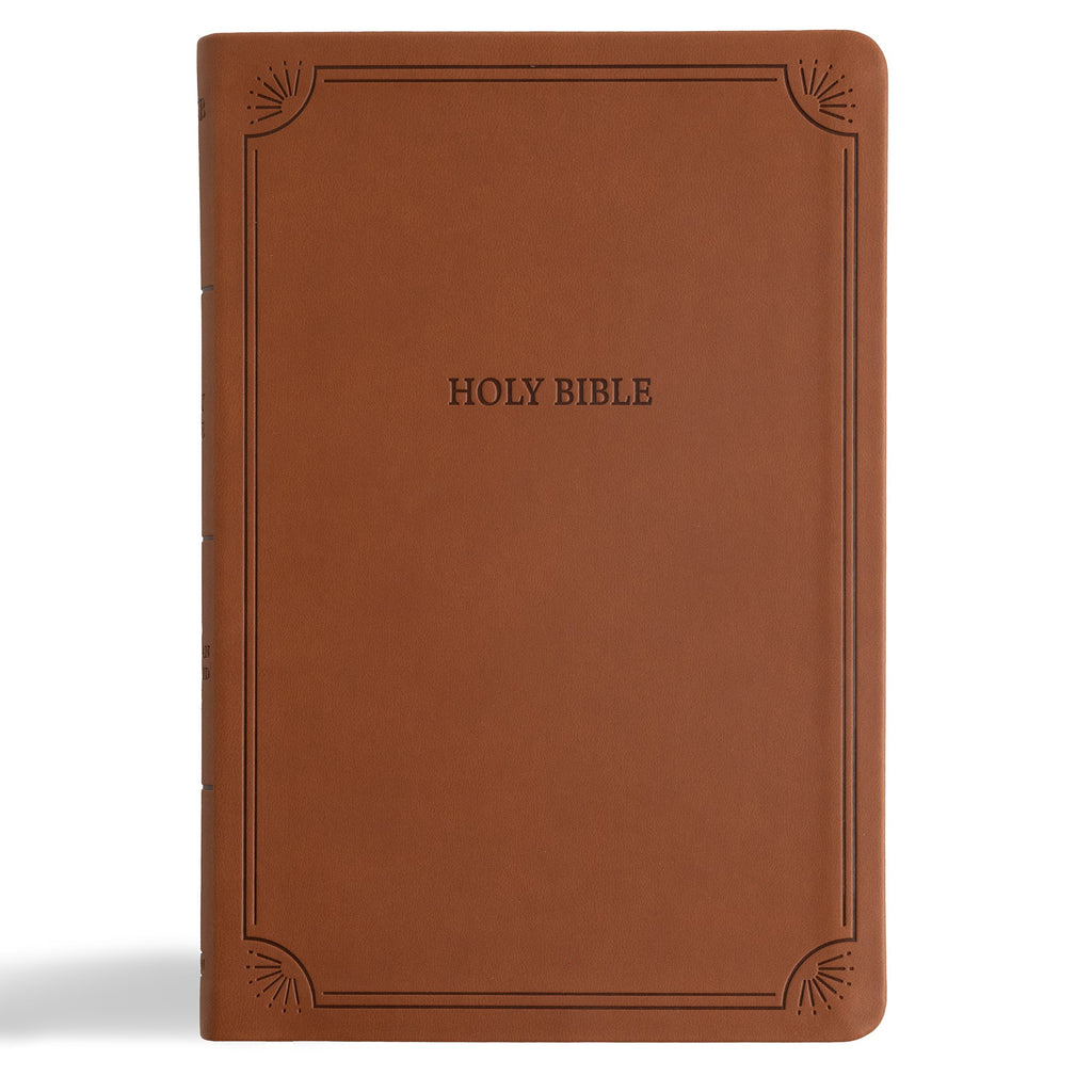 NASB 2020 Large Print Thinline Bible (Value Edition)-Brown LeatherTouc ...