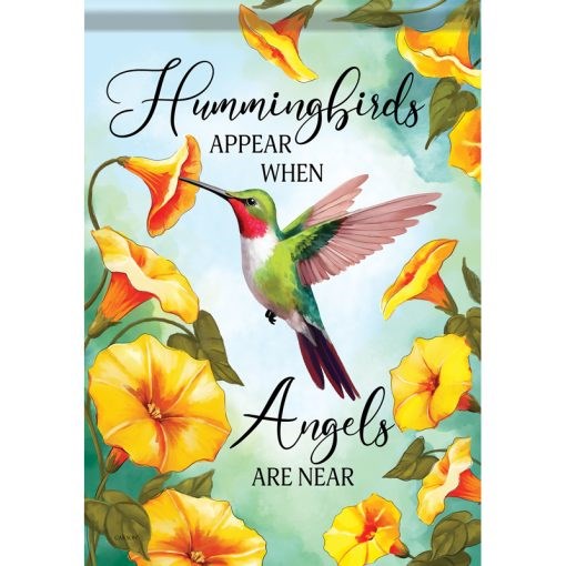 Flag-Garden-Dura Soft-Hummingbirds Appear (12.5" x 18") – God's Outlet